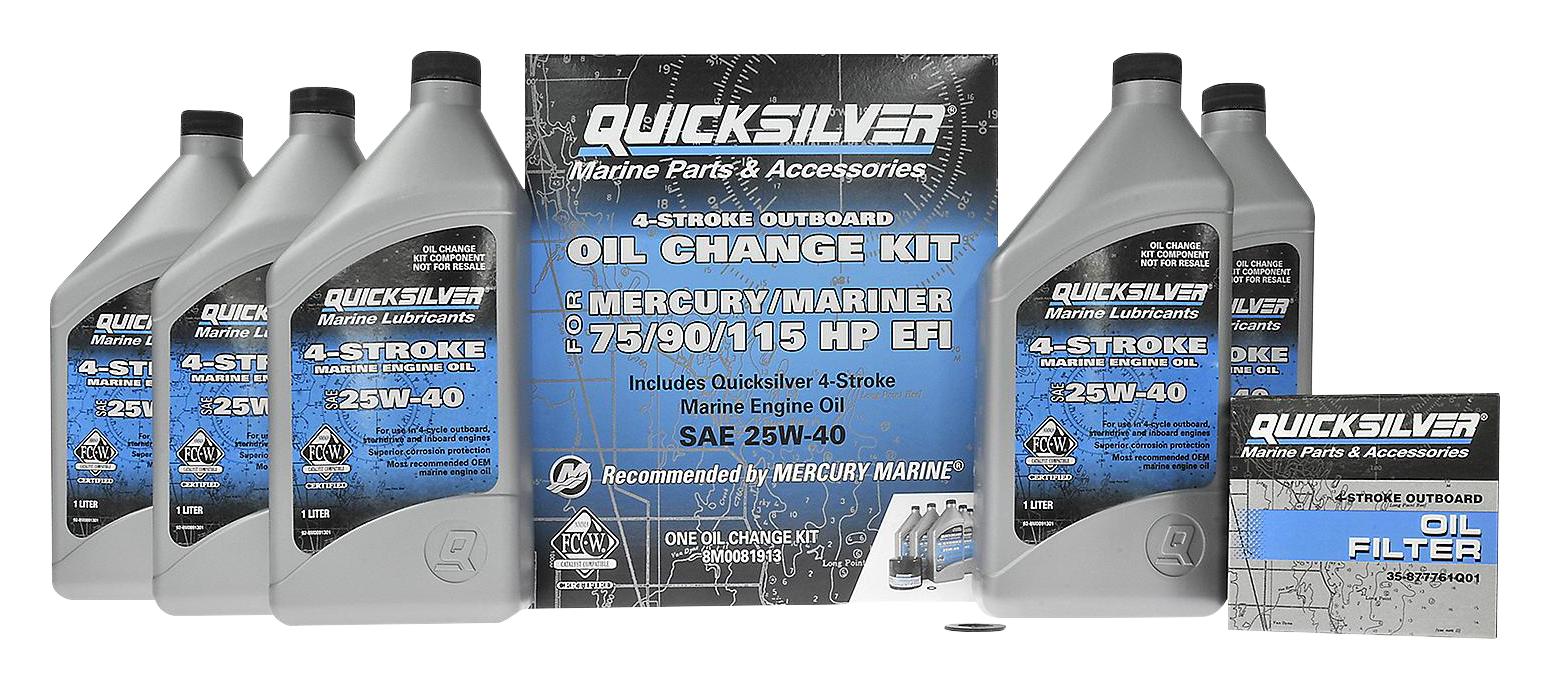 Quicksilver Oil Change Kit for Mercury 75-115hp Engines | Cabela's